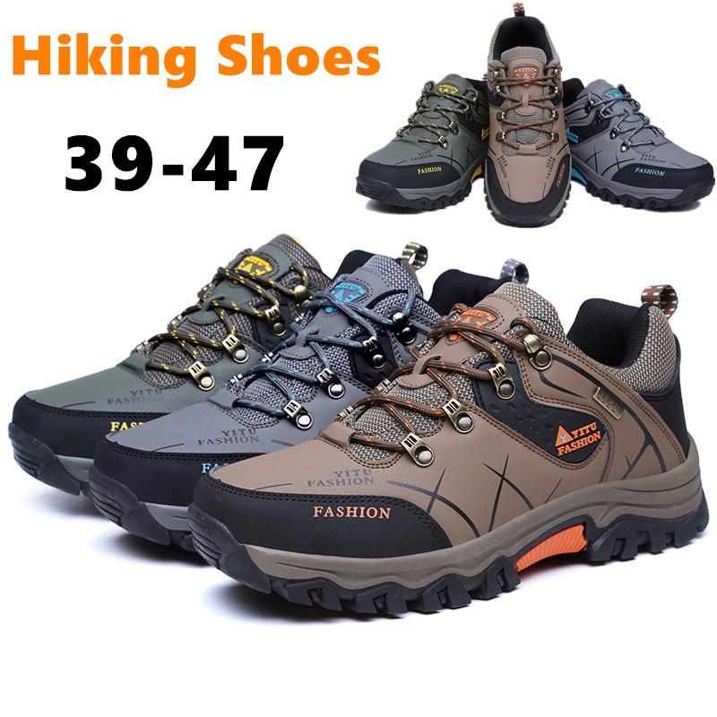 Ready Stock Large Size Outdoor Hiking Shoes Low-Top Casual Shoes ...