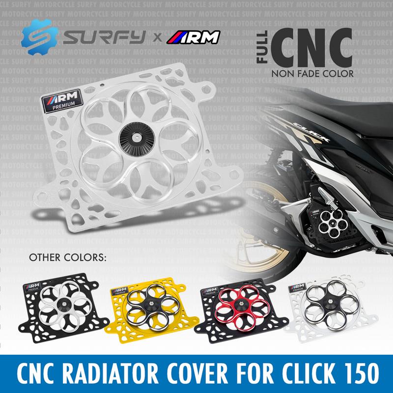 ARM Radiator Cover Windmill Full CNC 2-Color Spinner Design For ...