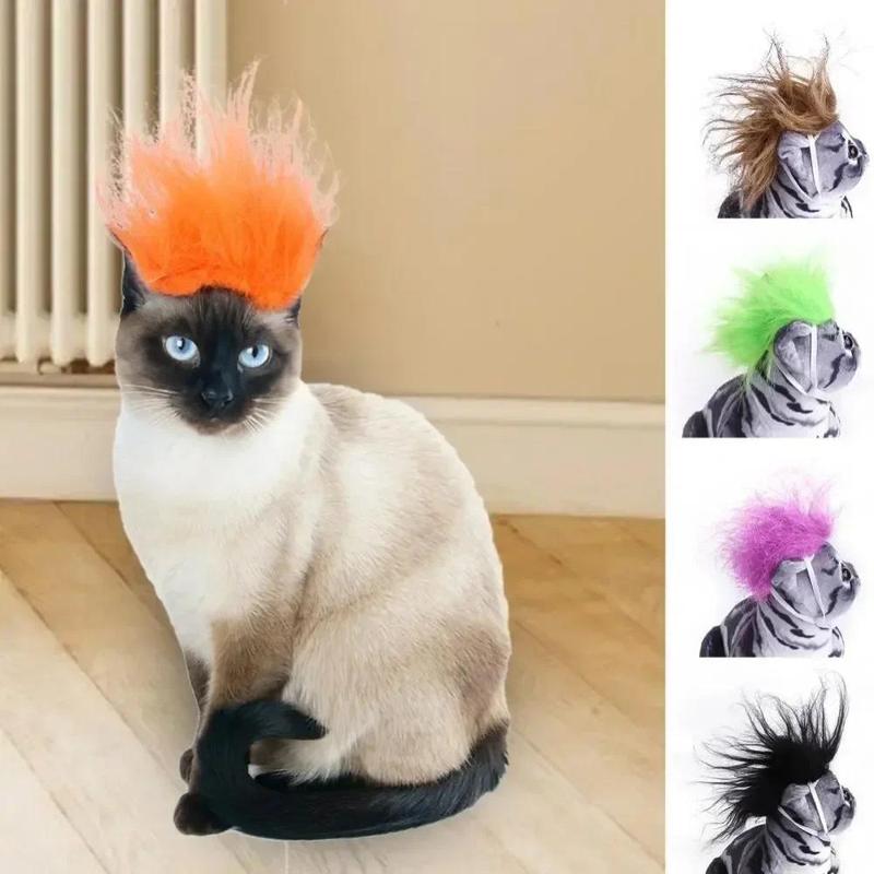 Unique Cat Wig Headwear Cat Artificial Fur Cosplay Headwear Elastic ...