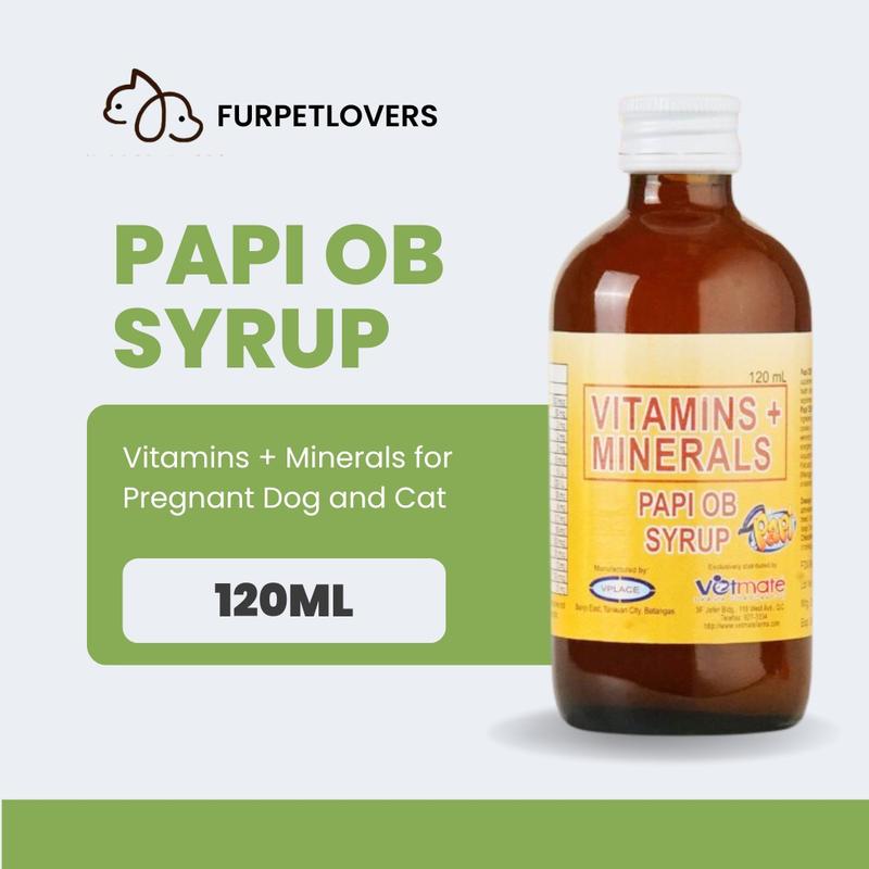 PAPI OB VITAMINS + MINERALSFFOR DOG AND CAT PRE AND POST PREGNANCY ...