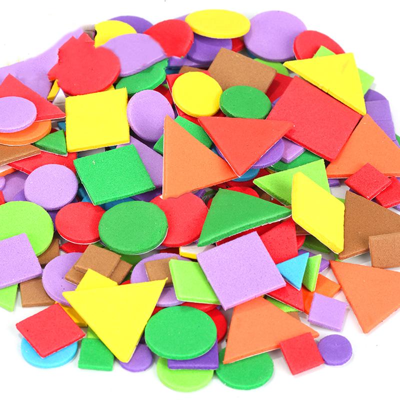 150PCS/Bag Handmade EVA Color Patch Pattern Stickers, Kindergarten ...