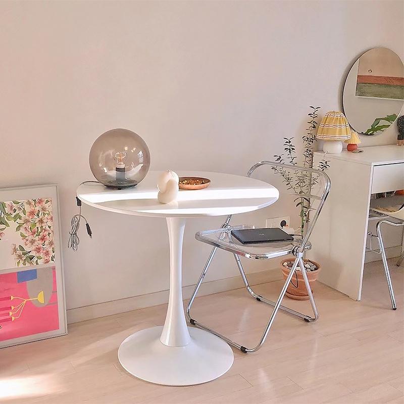 Tulip Table 70cm Round Table Minimalist Modern Leisure Leisure - TikTok ...