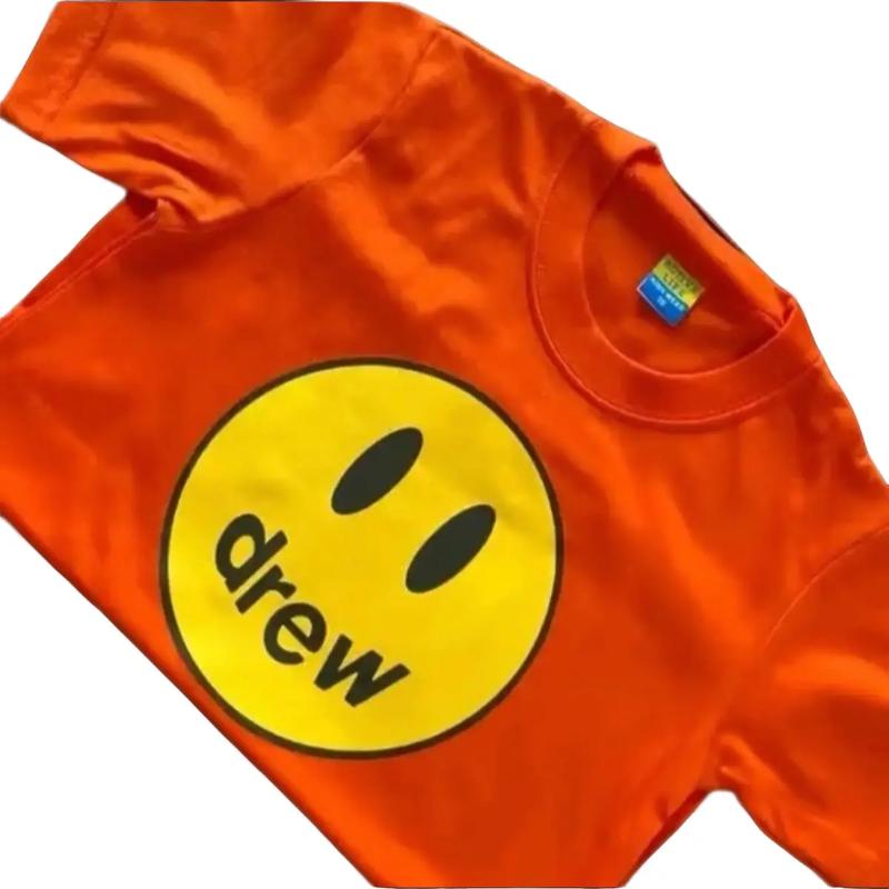 DREW smiley tahirts for kids high quality cotton 100% - TikTok Shop ...