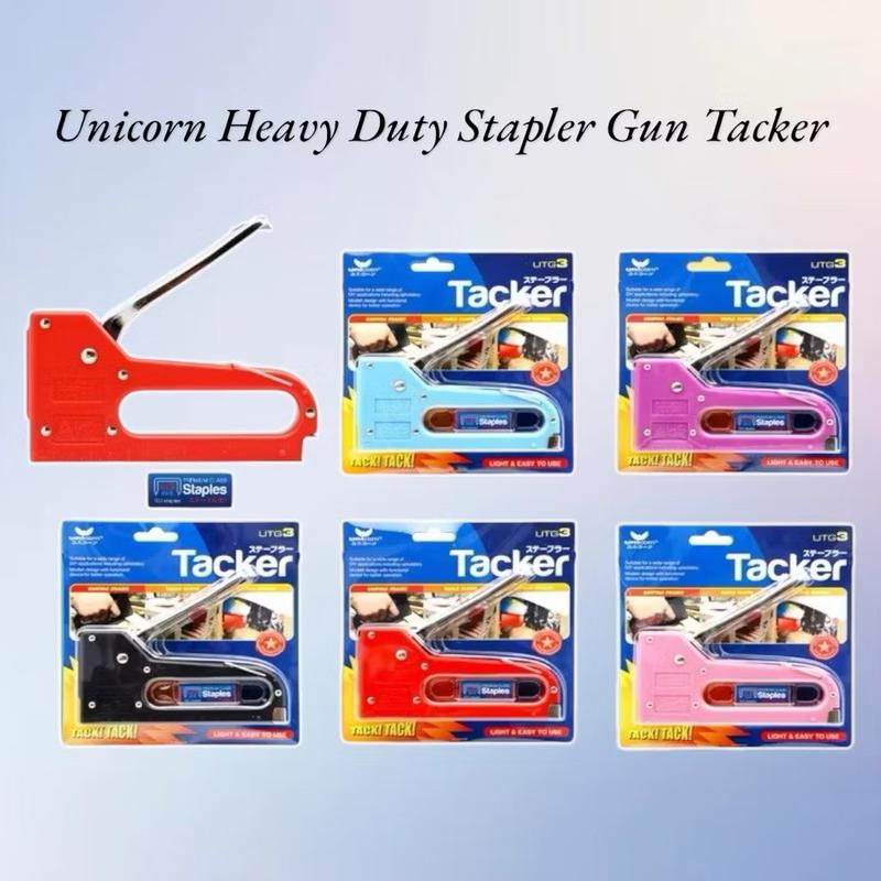 Unicorn Heavy Duty Stapler Gun Tacker Hand Tacker - TikTok Shop Malaysia