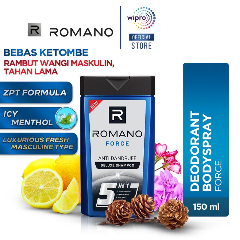 Romano Shampoo Pria Anti-Dandruff 170ml | Khusus Pria dengan - Shop ...