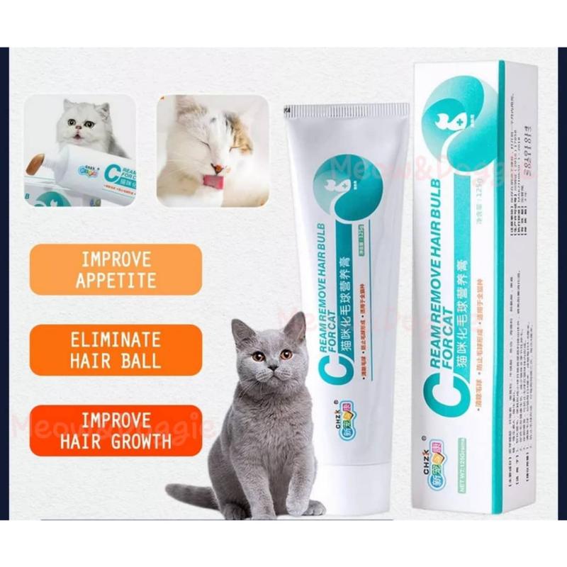 Cat Nutrition Cream 125g Hairball Solution Gel Supplement Snack ...