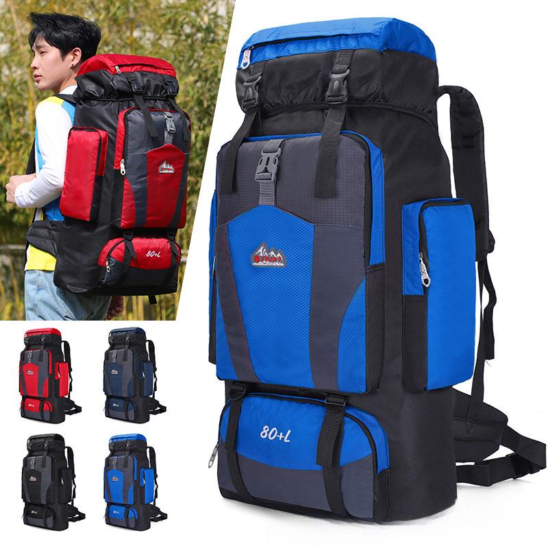 Beg mendaki gunung 80L beg galas kalis air uniseks beg perjalanan ...
