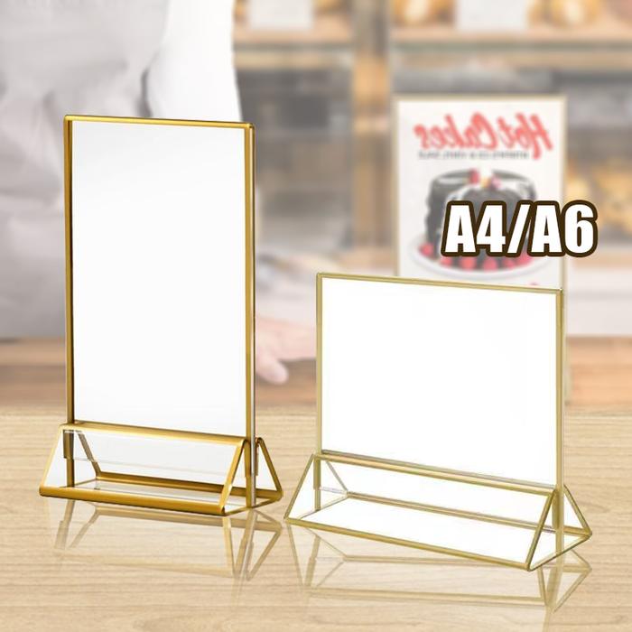 Promo 【New Arrivals】Acrylic Tent Holder A4/A6 / Stand Menu / Stand ...