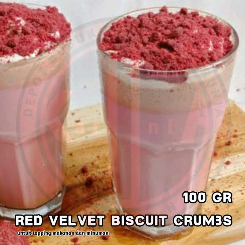 Topping Red Velvet Biscuit Crumb Crumble Remahan Biskuit Ras - Shop ...