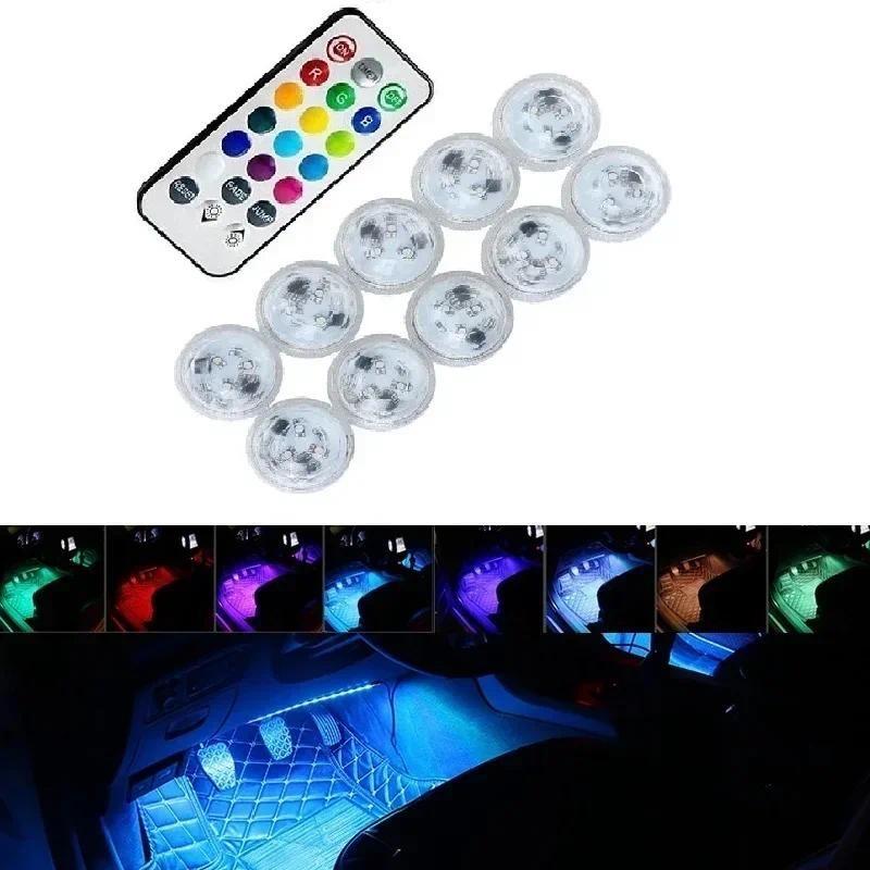 Lampu Jalur Suasana Dalaman LED RGB Auto, Untuk Kereta, Lamp - TikTok ...
