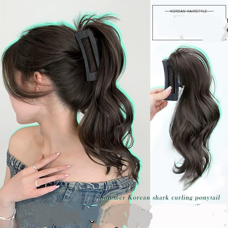Fashion Girl Wig Long Hair Braid Simulation Hair Light Shark - TikTok ...