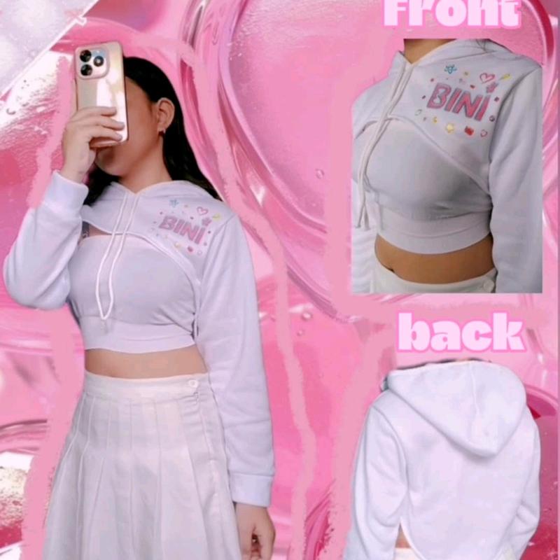 BIEN'S HOODIE CROP TOP FOR TERNS Jackets - TikTok Shop Philippines