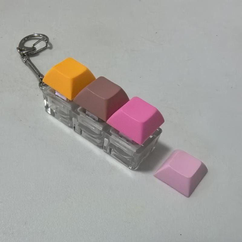 yddneer Relaxing DIY Keyboard Fidget Keychain Keys Button Keycap ...