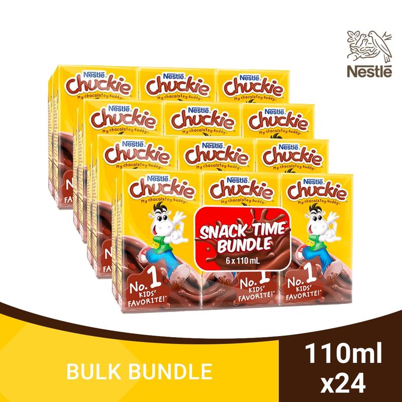 CHUCKIE Chocolate Flavoured Milk 110ml - Pack of 24 [SHIPS FROM ...