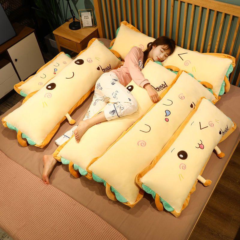 2025 Cute Long Pillow Bedside for Girls Sleeping Side Sleeping Bedroom ...
