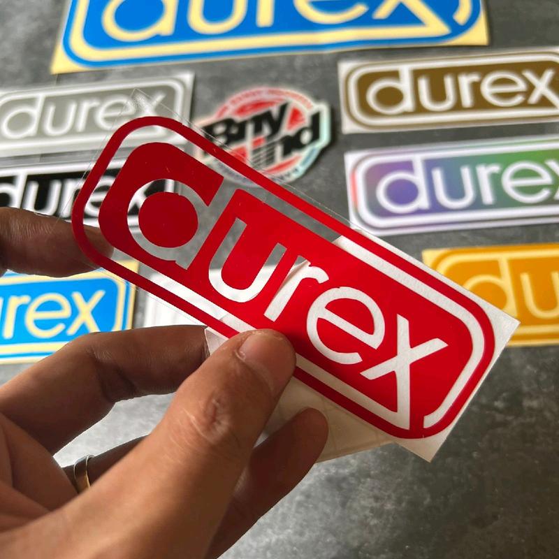 Sticker Stiker DUREX Sticker Motor Mobil cutting - Shop | Tokopedia