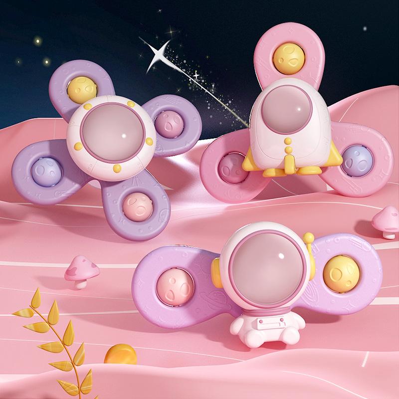 Break Wave Baby Astronaut Suction Cup Spinning Toy Cartoon Desktop Car ...