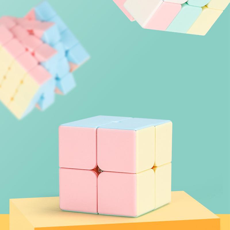 Magic cube Professional Speed Cubes Macaron 3x3 stickerless Rubik's ...