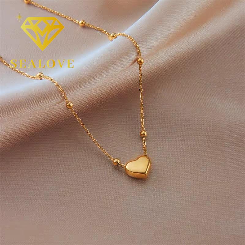 SEALOVE Kalung Wanita Love Necklace for Women Stainless Stee - TikTok ...
