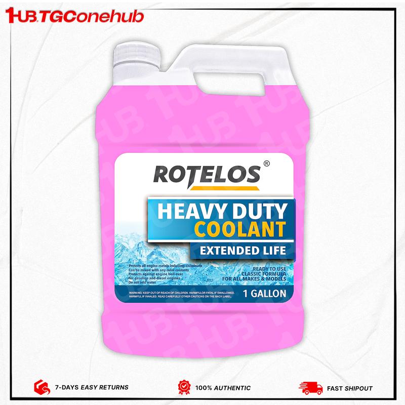 ROTELOS HEAVY DUTY COOLANT PINK 4L GALLON - TikTok Shop Philippines