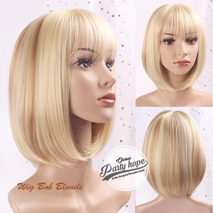 WIG Bob / Wig poni Pendek / Rambut palsu bob murah / Wig bob - Shop ...
