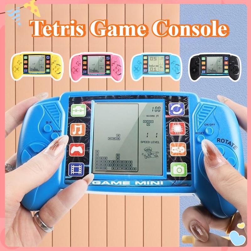 Konsol Permainan Tetris, Gaya Nostalgia Retro, Skrin Besar, Permainan ...