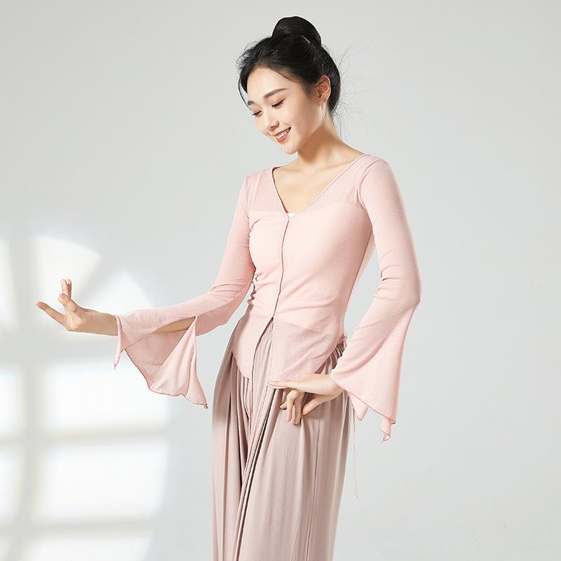 Modern Dance Practice Clothes Dancing Dress Elegant Rib Bamboo - TikTok ...