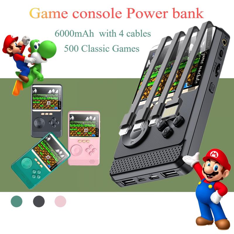 2023 new Q18 handheld game console power bank 6000mah classi - TikTok ...