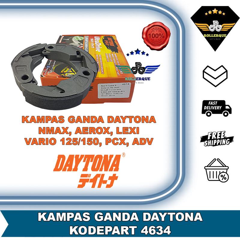 Daytona Kampas ganda kopling racing Nmax Arox Lexi Mio M3 Fino Soul GT ...