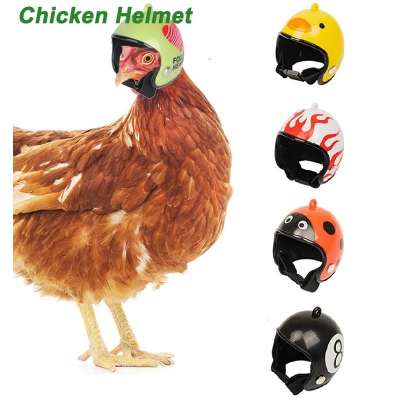 1pcs Chicken Helmet Fuuny Hat Hen Pet Protective Gear Sunscreen ...