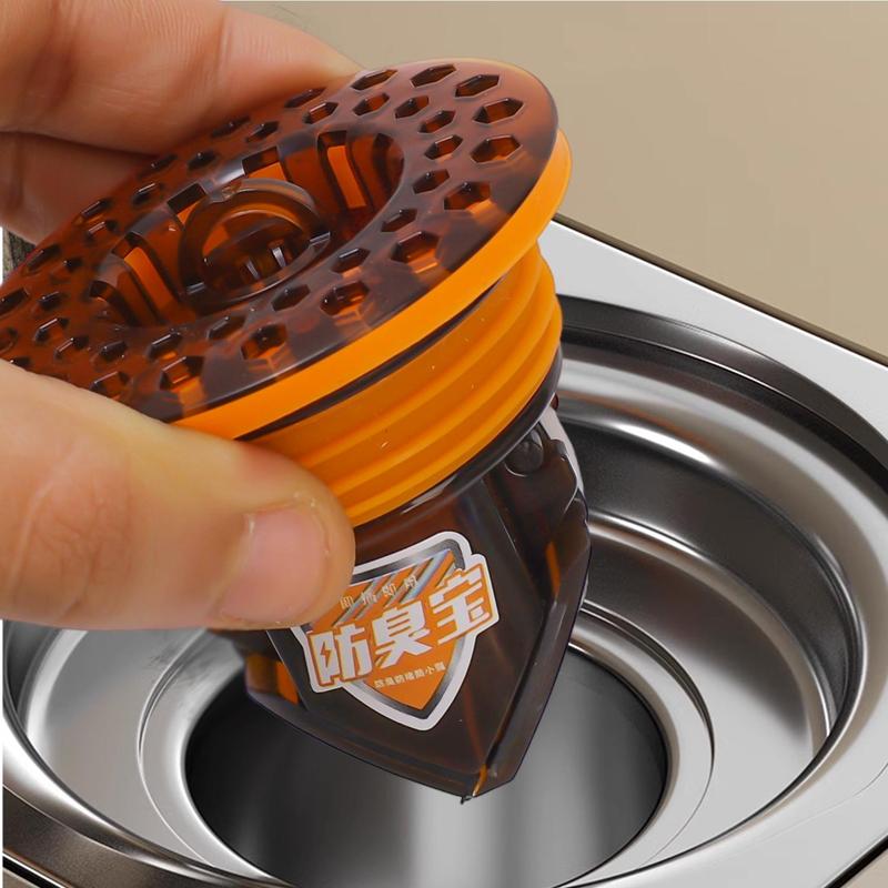 Bathroom Universal Backflow Preventer Shower Floor Drain Anti-odor ...