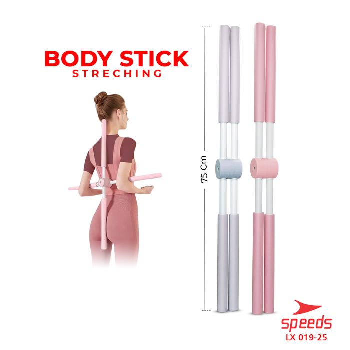 Promo SPEEDS Yoga Stick Streching Tongkat Yoga Alat Penegak Punggung ...