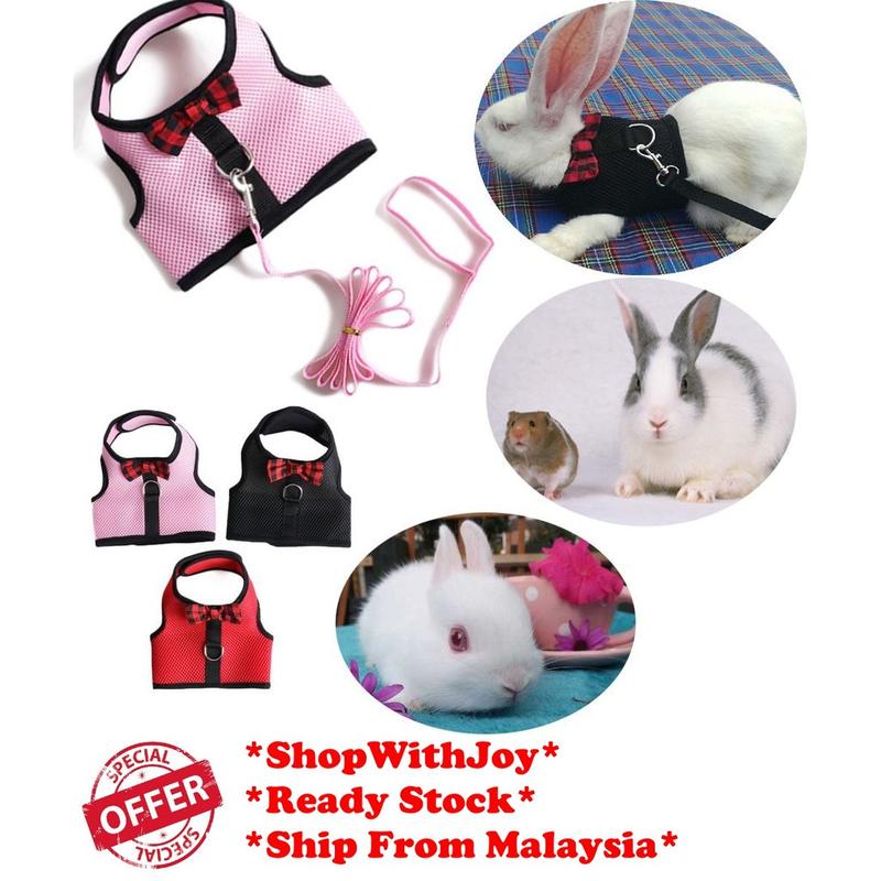 【ShopWithJoy】Nylon Traction Clothes Rabbit Rope Chest Strap Pet ...