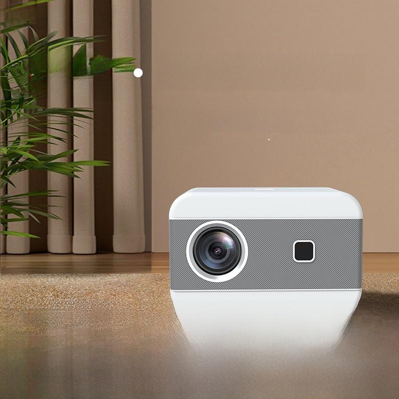 Projector Electric Focus 1080P Home Office Bedroom Wall Projection Home ...