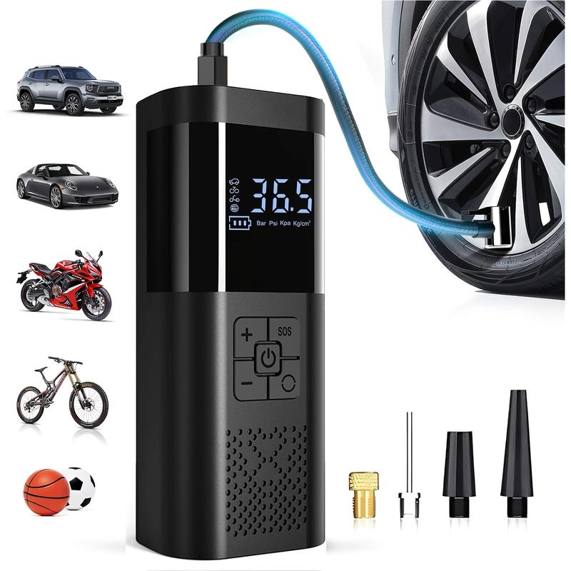 Pemampat Udara Mudah Alih, Inflator Tayar, Pam Tayar Kereta 150PSI ...
