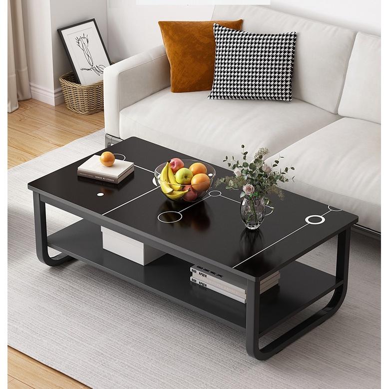 Tea Table Double Layer Living Room Table( Meja Ruang Tamu) Furniture ...