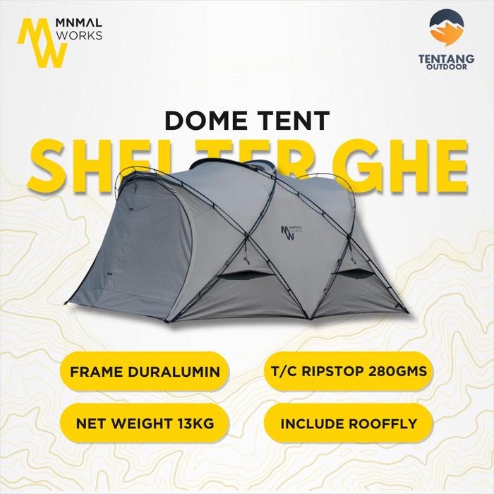 Jual Tenda Shelter GHE MINIMAL WORKS Camping Outdoor - TPU Door GHE ...