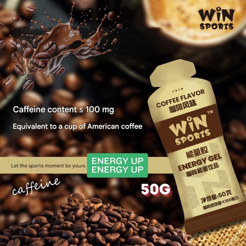 Winsport Caffeine Coffee Energy Gel 50g Caffeine 100mg Cycling - TikTok ...