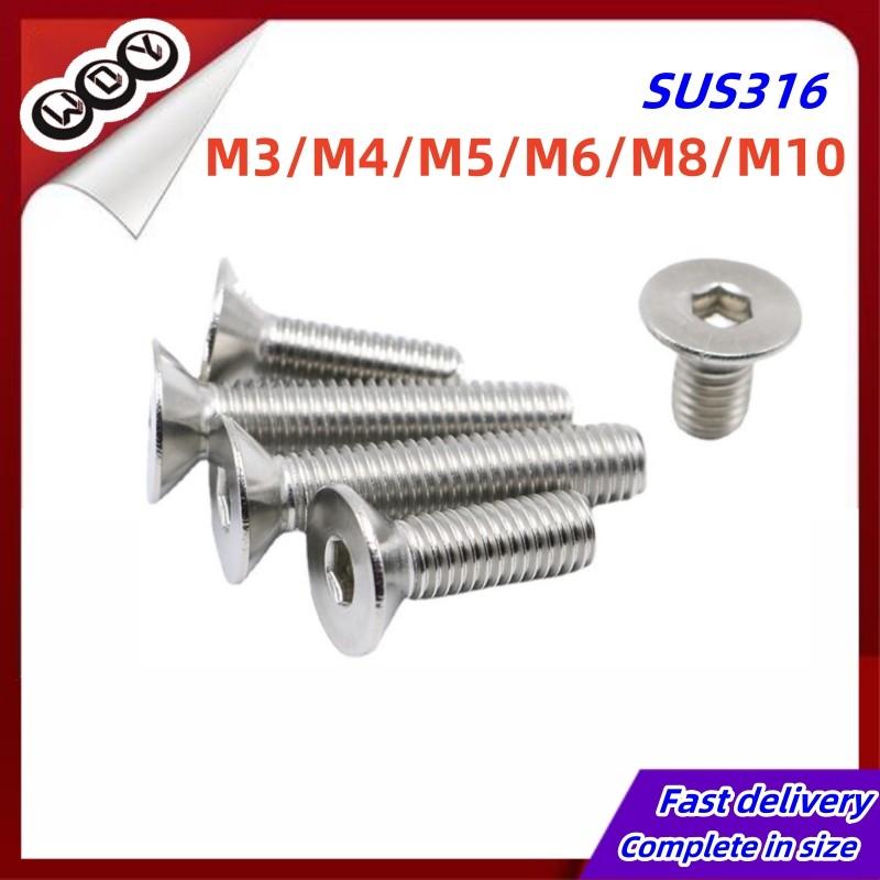 Skru Penutup Soket Kepala Rata Berbilang Keluli Tahan Karat, - TikTok ...