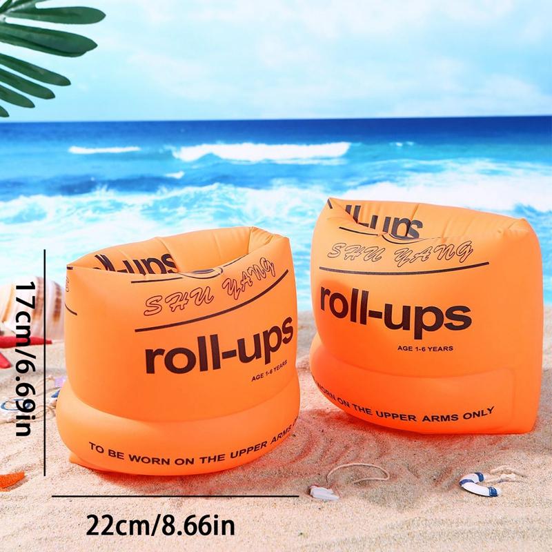 2PCS Thicken Adults PVC Swimming Arm Ring Double Floating Rings ...