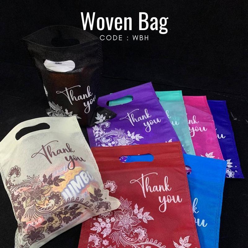 100Helai Beg Kain Murah | Bag Goodies | Non woven Goodies Bag Office ...