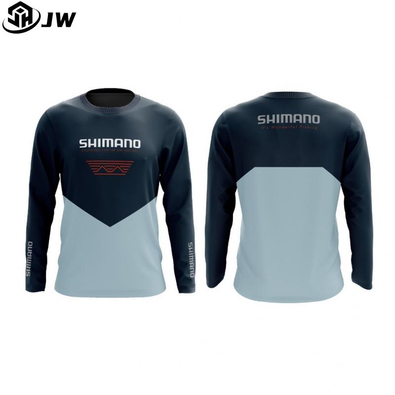 Baju Memancing Lengan Panjang, Shimano, Untuk Lelaki, Baju Memancing ...