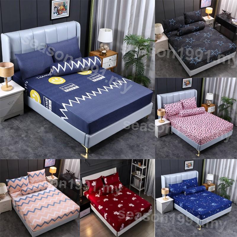 Cadar, Saiz Queen dan King, Set 4in1 atau 2in1, Kualiti Premium ...
