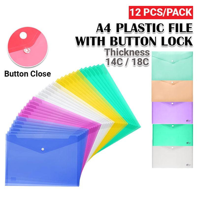 VC Art SSD Fail Dokumen Butang A4 – Pek 5 / 12 / 20pcs (Lutsinar ...