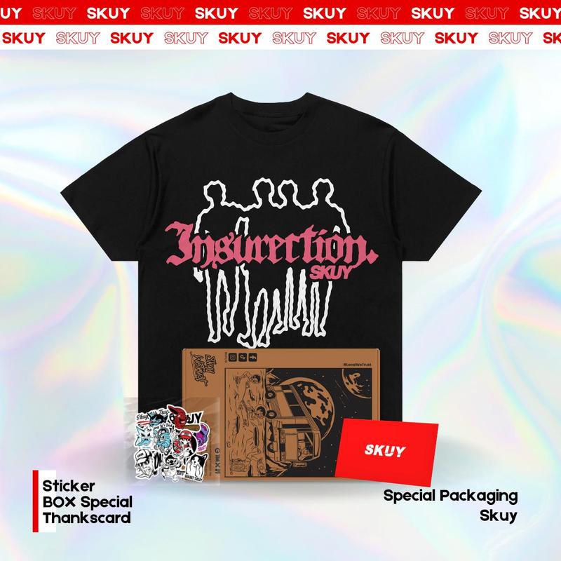 Kaos Skuy Remaja dan Dewasa Hitam Unisex Lengan Pendek Pria - Shop ...
