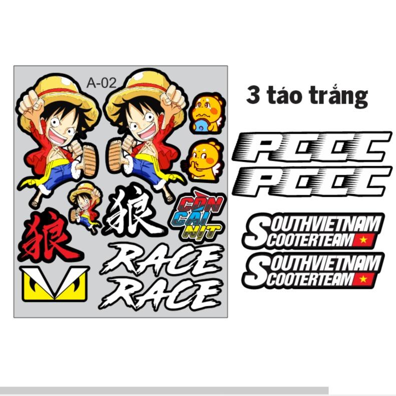 Combo icon Dkt A-02 - Chất liệu decal 3 lớp - TikTok Shop Vietnam