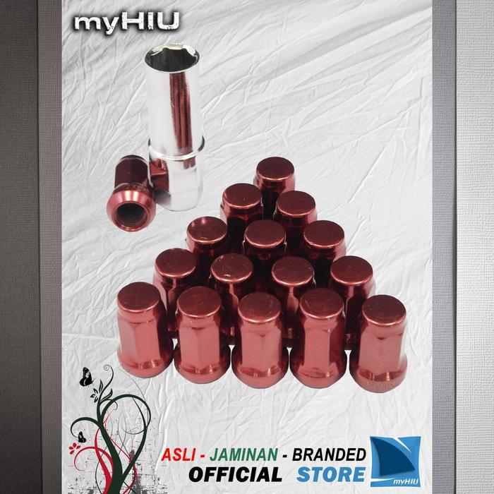 Jual Mur Baut Roda Variasi 1.25 ~ 1.50 mm M12 Hex 16 mm Isi 16 pcs ...