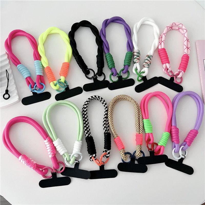 Mobile phone shell hanging rope ornaments can be portable twist ...