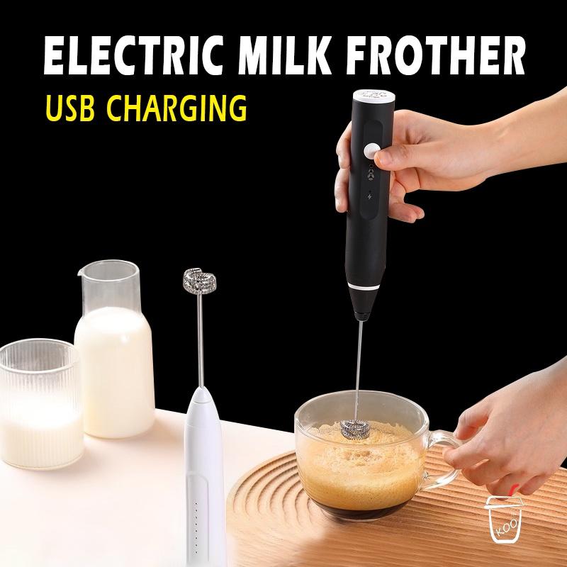 Electric Milk Frother-Electric Egg Beater Rechargeable Coffe - TikTok Shop Philippines