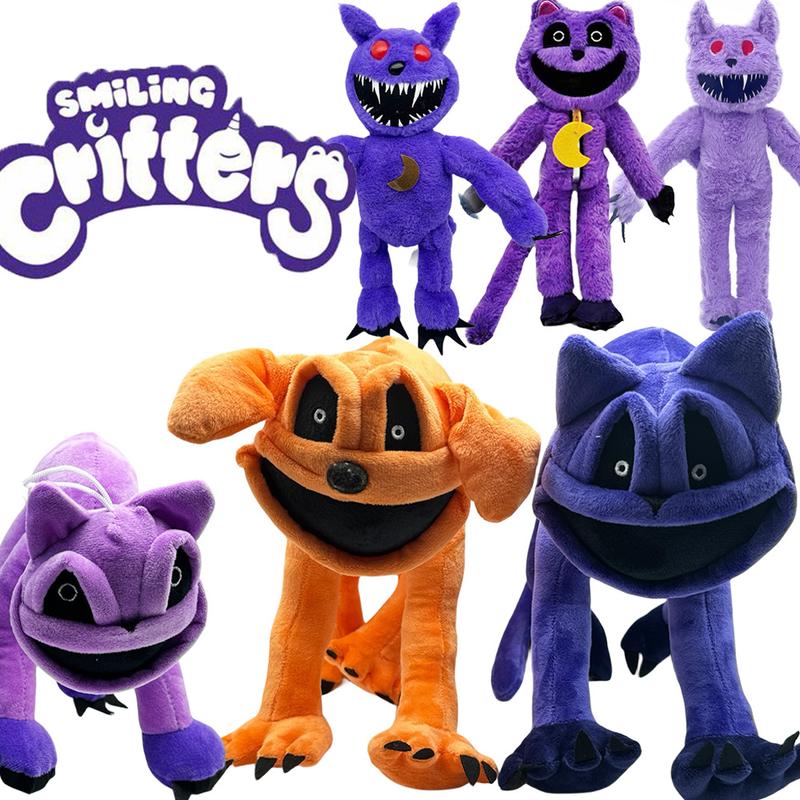 Mainan Mewah Watak Smiley Critters, Reka Bentuk Terbaru, Kucing Tidur ...